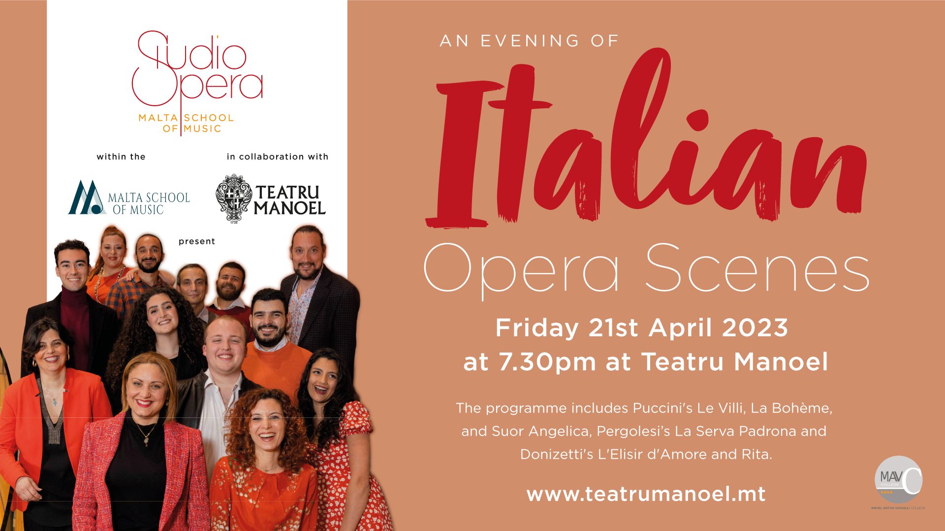 School of Music’s Opera Studio at the Manoel Theatre – The Office of ...